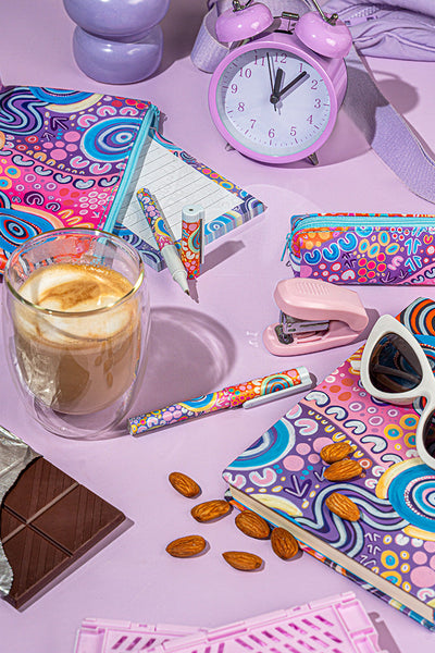 Ngootyoong (Joy) Notepad 3 Pack (A4, A5 & A6) with 3 Pack of Pens